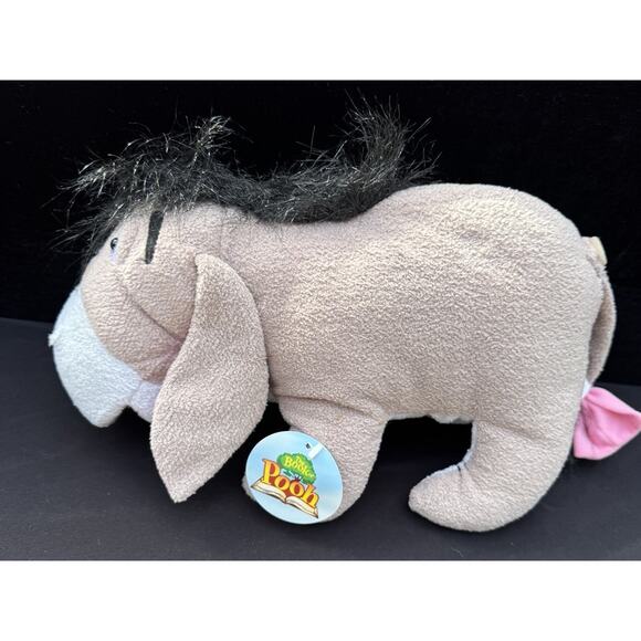 Disney | Toys | New Disney Store Eeyore Gray Book Of Pooh Plush Toy 2 Rare Discontinued Nwt D1 ...